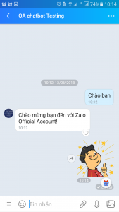 Làm thế nào để tạo chatbot trả lời tự động với Zalo API