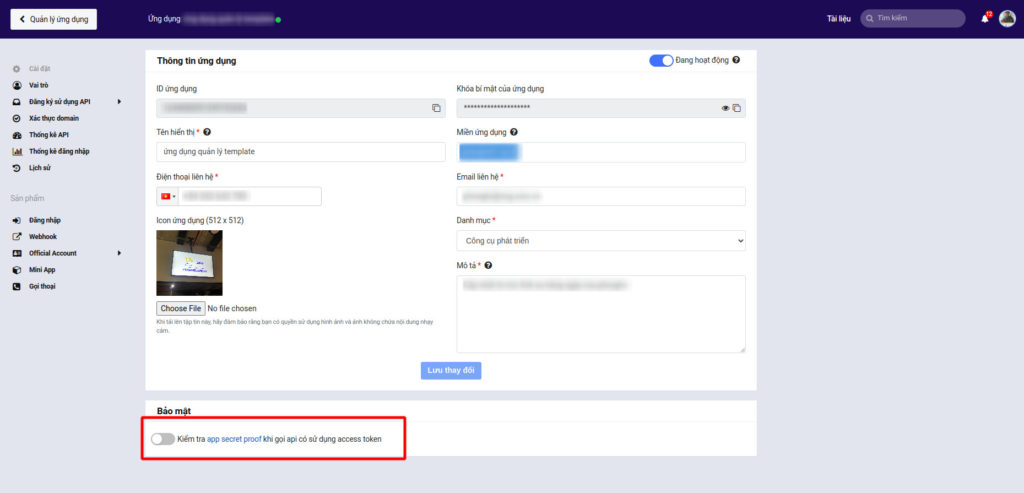 v240409 – Thêm tính năng kiểm tra app secret proof khi gọi api có sử dụng access token